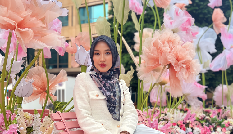 Gardenia Scarf – Hijaberlin